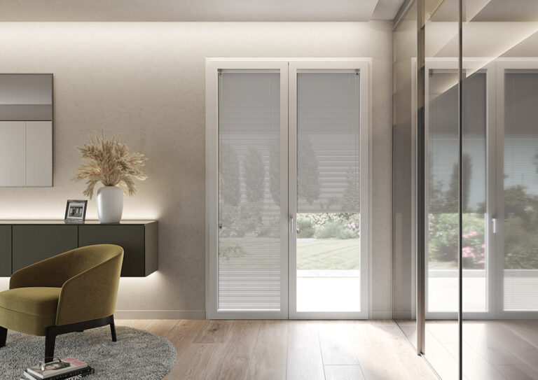 Balcony threshold Internal Venetian blinds | Oknoplast International